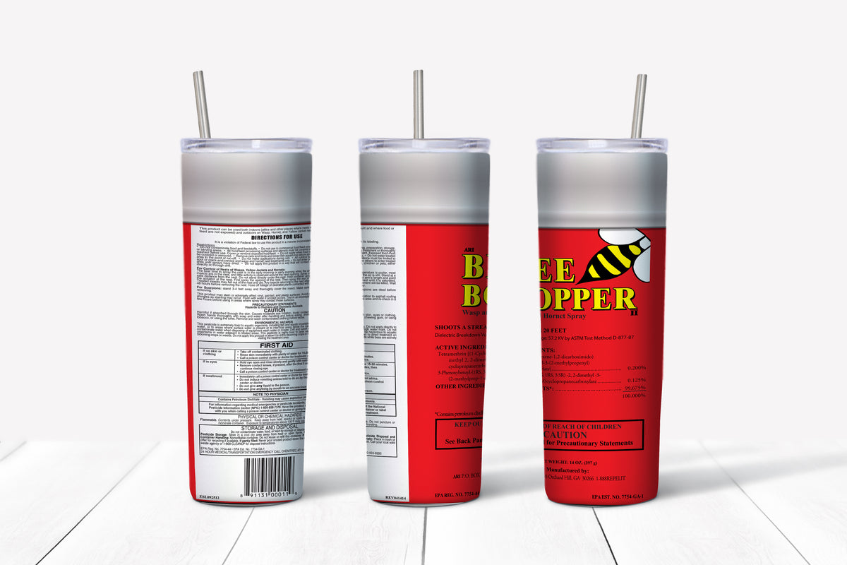 Bee Bopper Clean 20oz Straight Tumbler Transfer – Rustic Pineapple