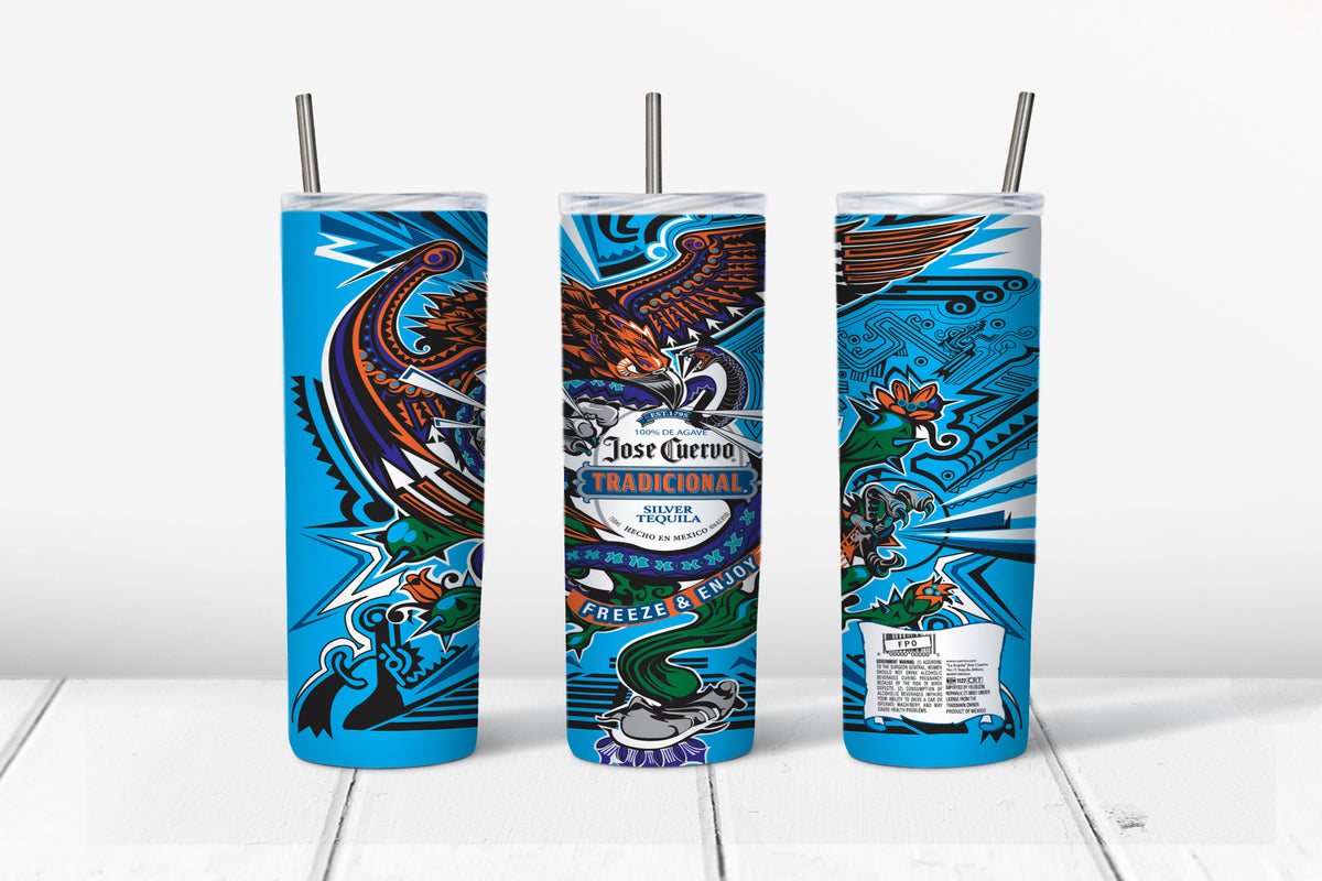 Jose Cuervo Blue 20oz Straight Tumbler Transfer – Rustic Pineapple