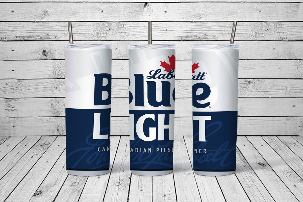 Labatt Blue Light 20oz Straight Tumbler Transfer – Rustic Pineapple