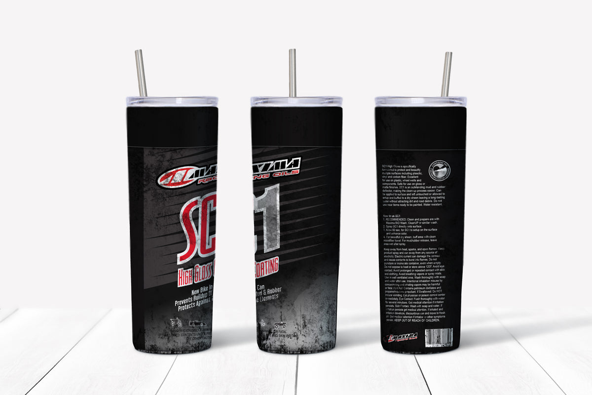 Maxima SC1 Grunge 20oz Straight Tumbler Transfer – Rustic Pineapple