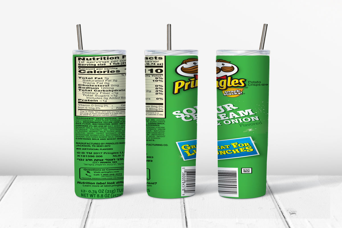 Pringles SC 20oz Straight Tumbler Transfer – Rustic Pineapple