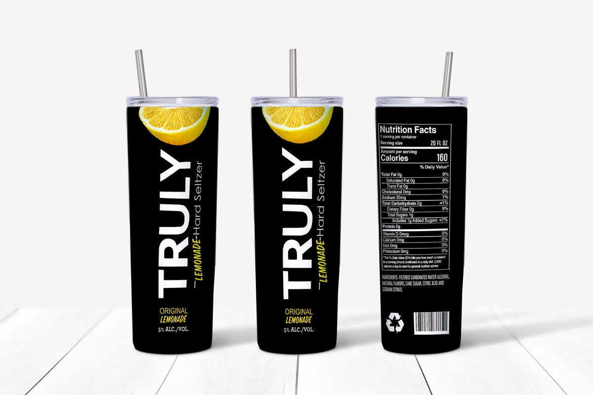 Truly Lemonade 20oz Straight Tumbler Transfer – Rustic Pineapple